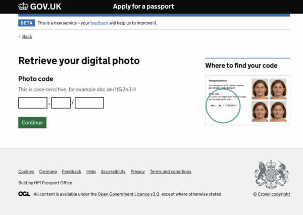 What is a Passport Image Code?